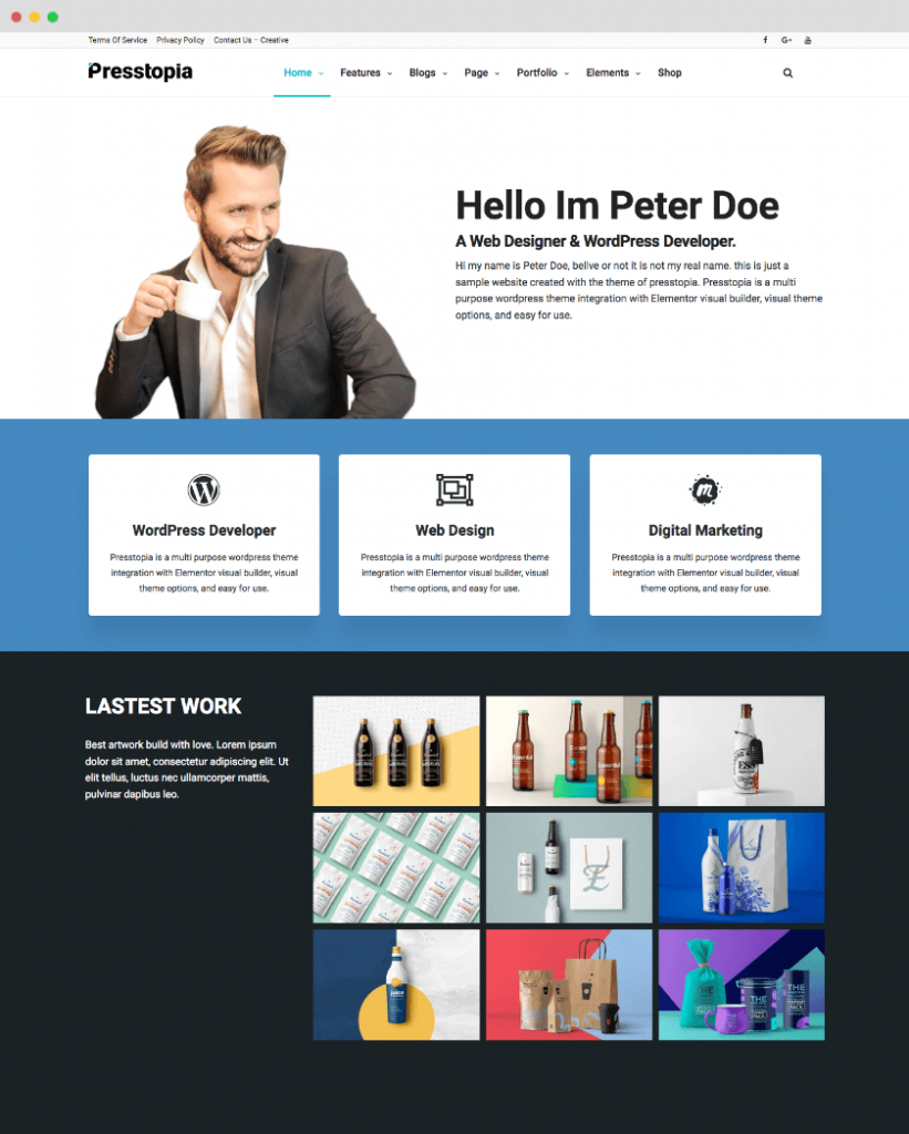 pt-template-personal - Webforia Studio